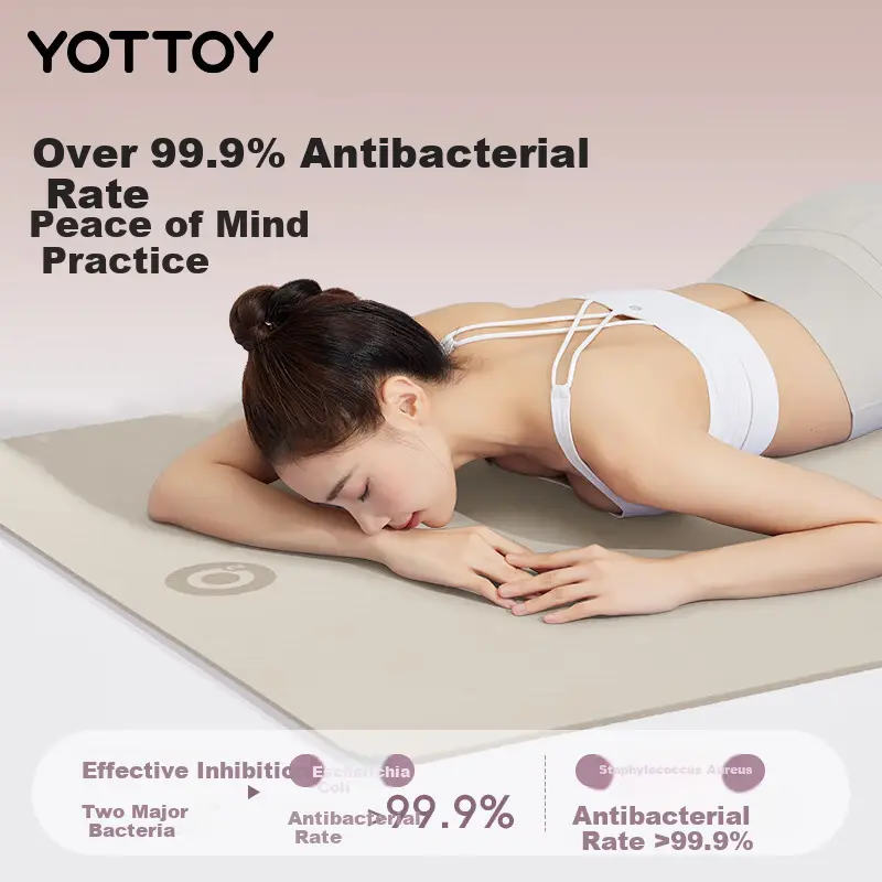 Yottoy Prostirka za jogu, 185x68cm, Bela