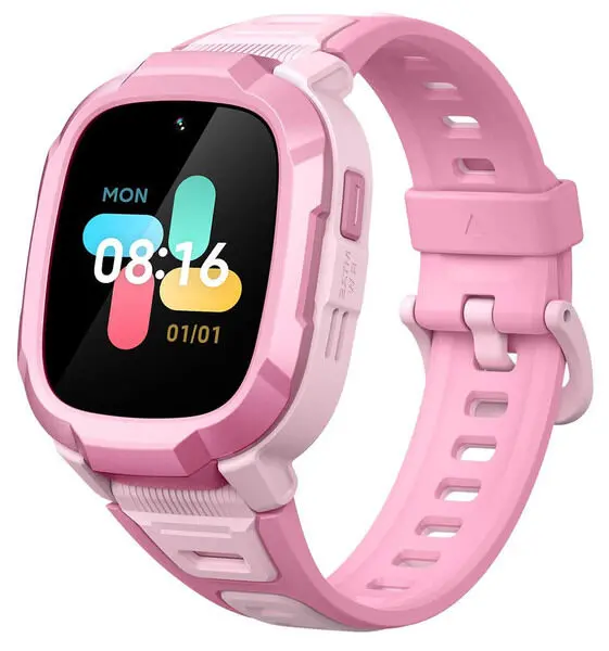 Mibro Dečiji pametni sat P6, GPS,1.4" TFT, SIM, Roze