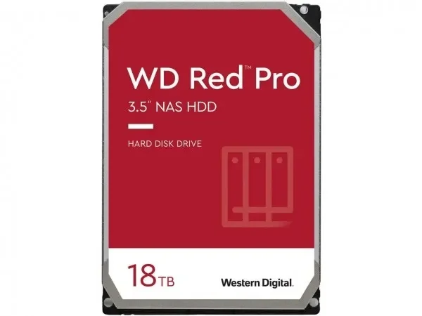 HDD SATA 18TB WD181KFGX WD RED Pro NAS 7200 RPM 512MB