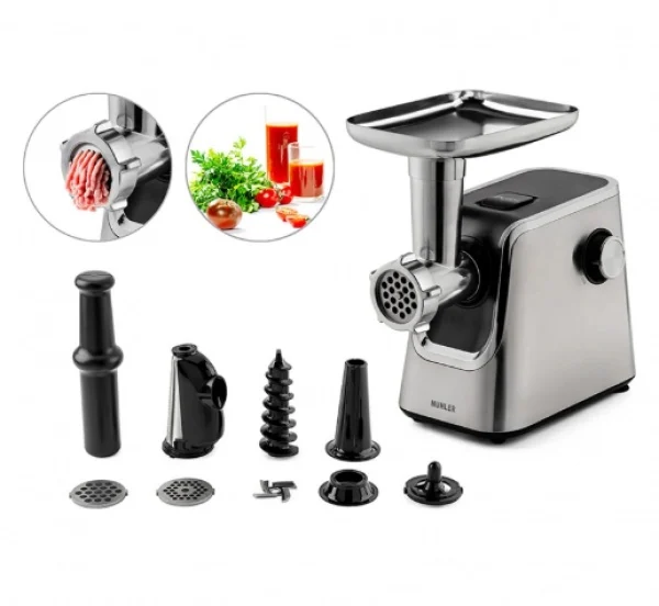 Muhler Masina za mlevenje mesa I paradajza MG1808TS 600-1800W, INOX