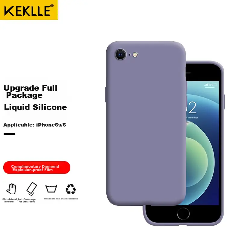 Keklle Maska za mobilni telefon iPhone 6s / iPhone 6, Ljubičasto-siva