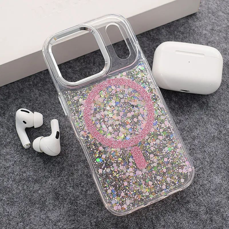 Maska za iPhone 17 Pro Mag Case Glue roze