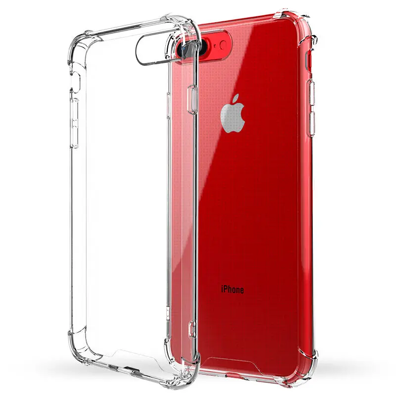 Escase Maska za mobilni telefon iPhone 8 Plus / iPhone 7 Plus, Providna