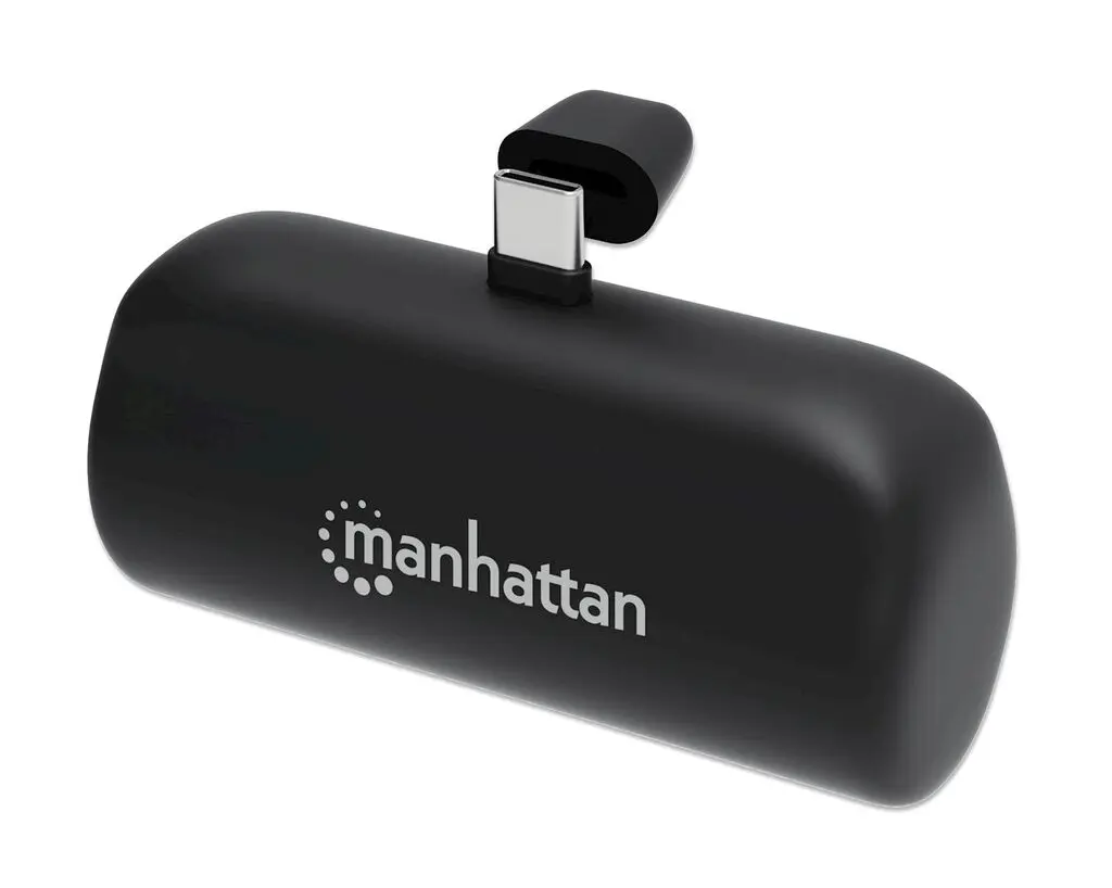 Manhattan eksterna bateriјa, 5000 mAh, 20W, USB C, crna