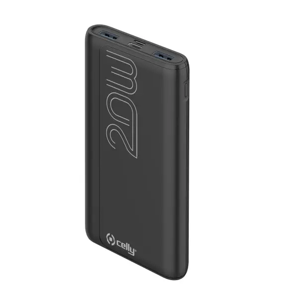 CELLY Powerbank EVO od 10000mAh u CRNOJ boji