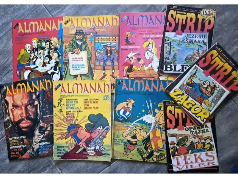 Ćao Almanah i STRIP Razonoda 9 komada