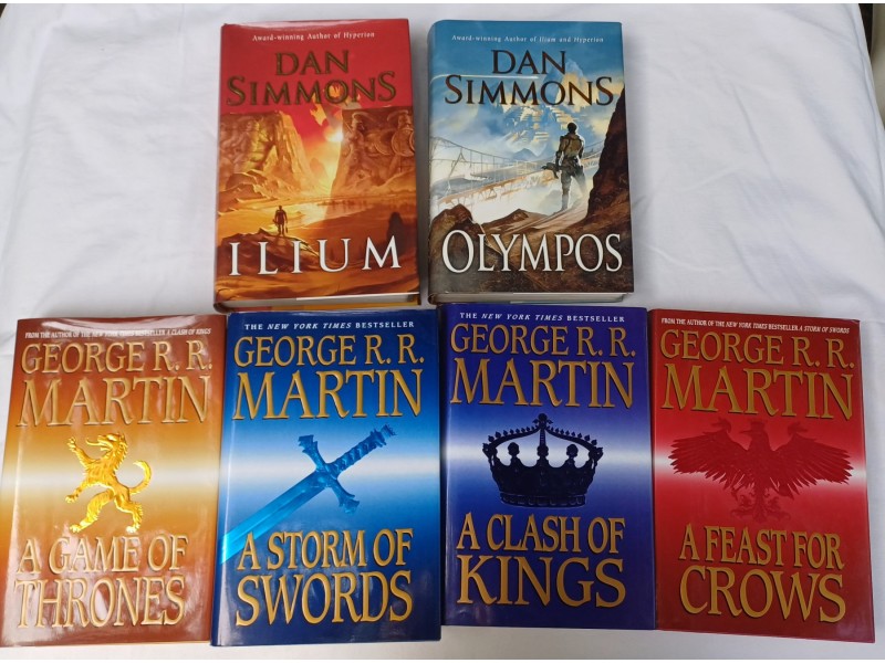 Džordž R. R. Martin, Dan Simmons, engleski, tvrd povez