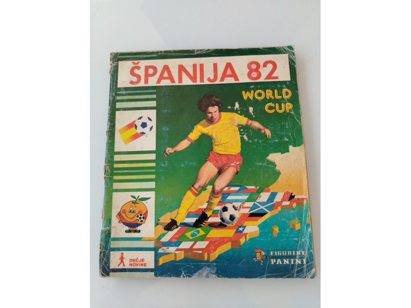PUN ALBUM SPANIJA 82, PANINI