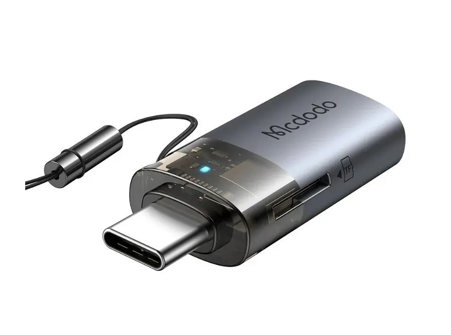 Mcdodo USB-A na USB-C adapter sa čitačem kartica OT-7600, 2u1