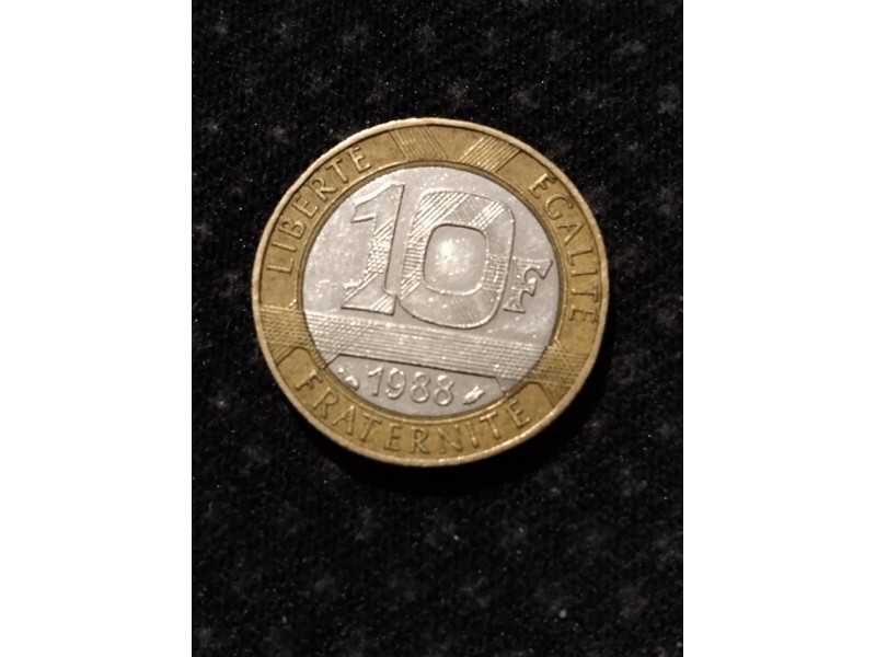 10 franaka 1988 francuska