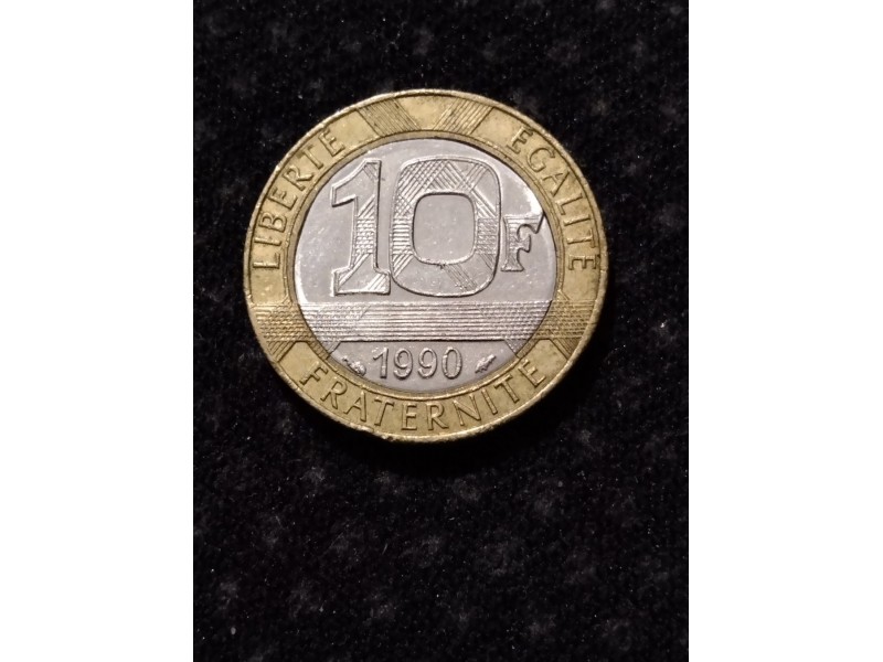 10 franaka 1990 francuska