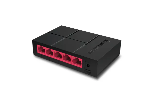 Mercusys MS105G V2.3, 5-Port 10/100/1000 Mbps Desktop Switch