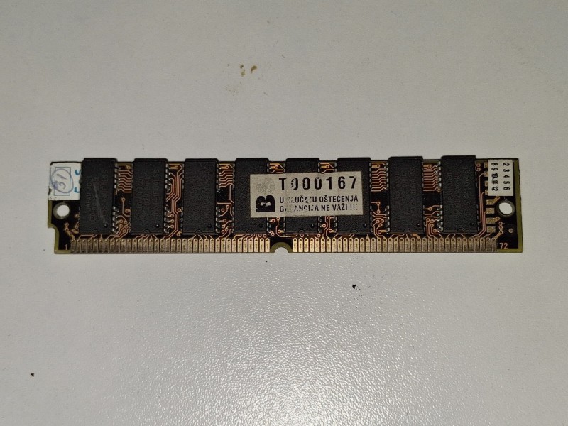 EDO RAM 4MB 72-pin SIMM Dvostrana (Hitachi 60ns)