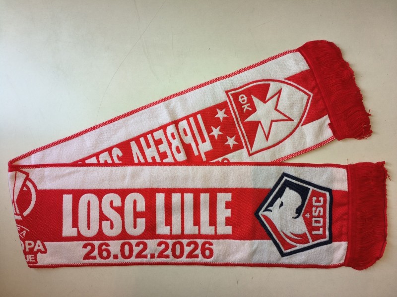 navijački šal crvena zvezda lille
