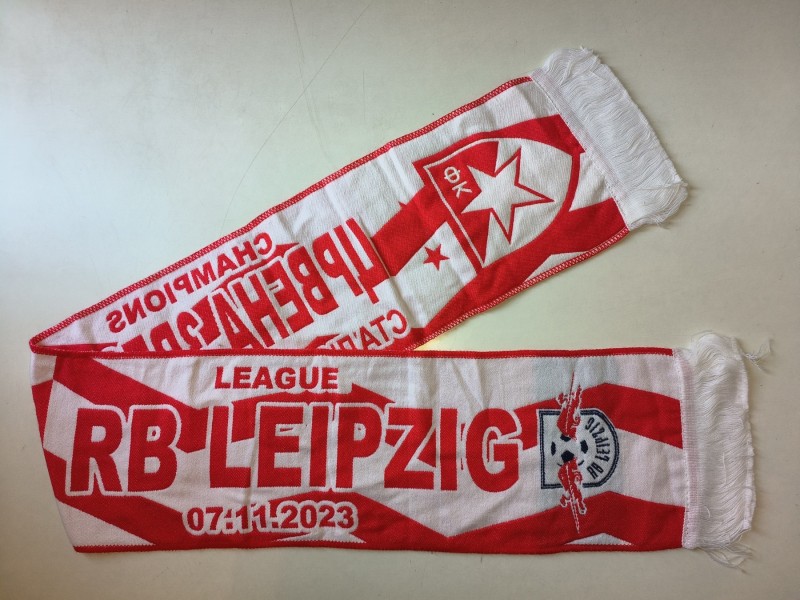 navijački šal crvena zvezda leipzig