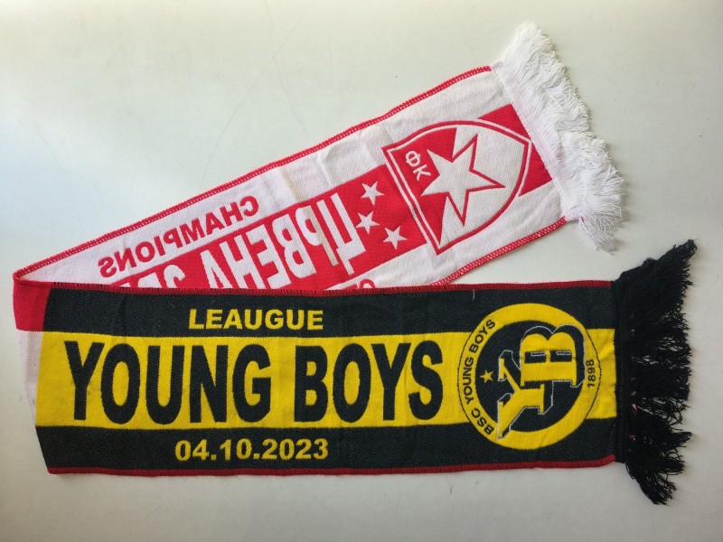 navijački šal crvena zvezda young boys