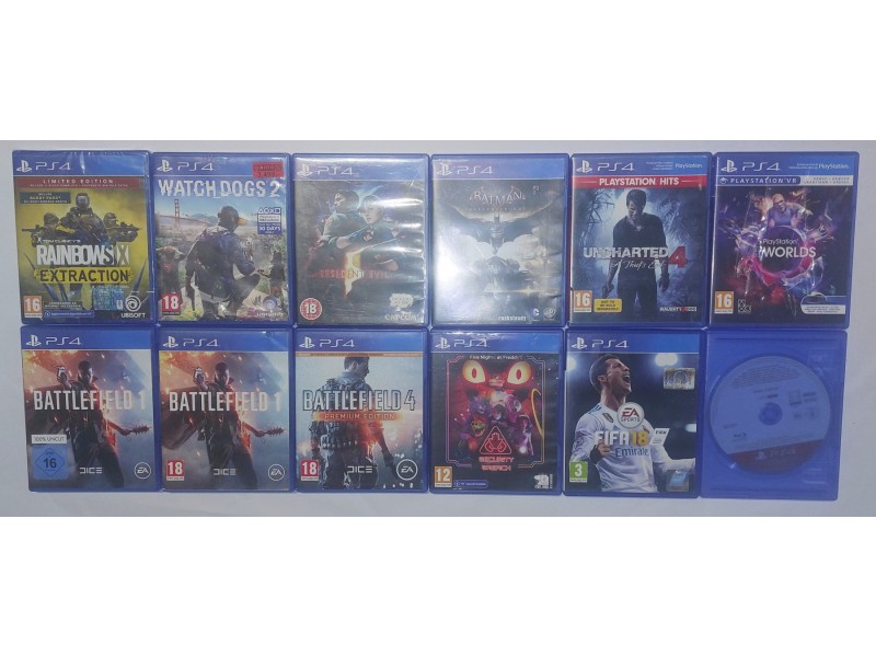 Sony Playstation 4 lot originalnih igrica