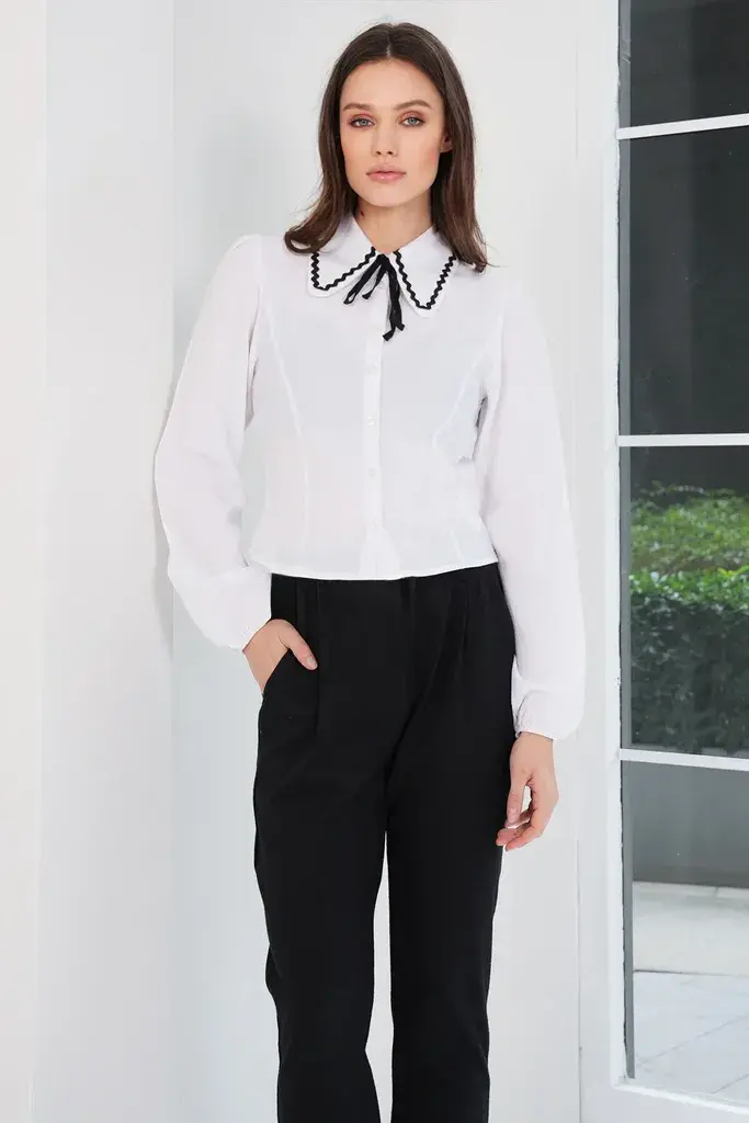 Trend Alacati Stili Ženska košulja Alc-X14788, Bela