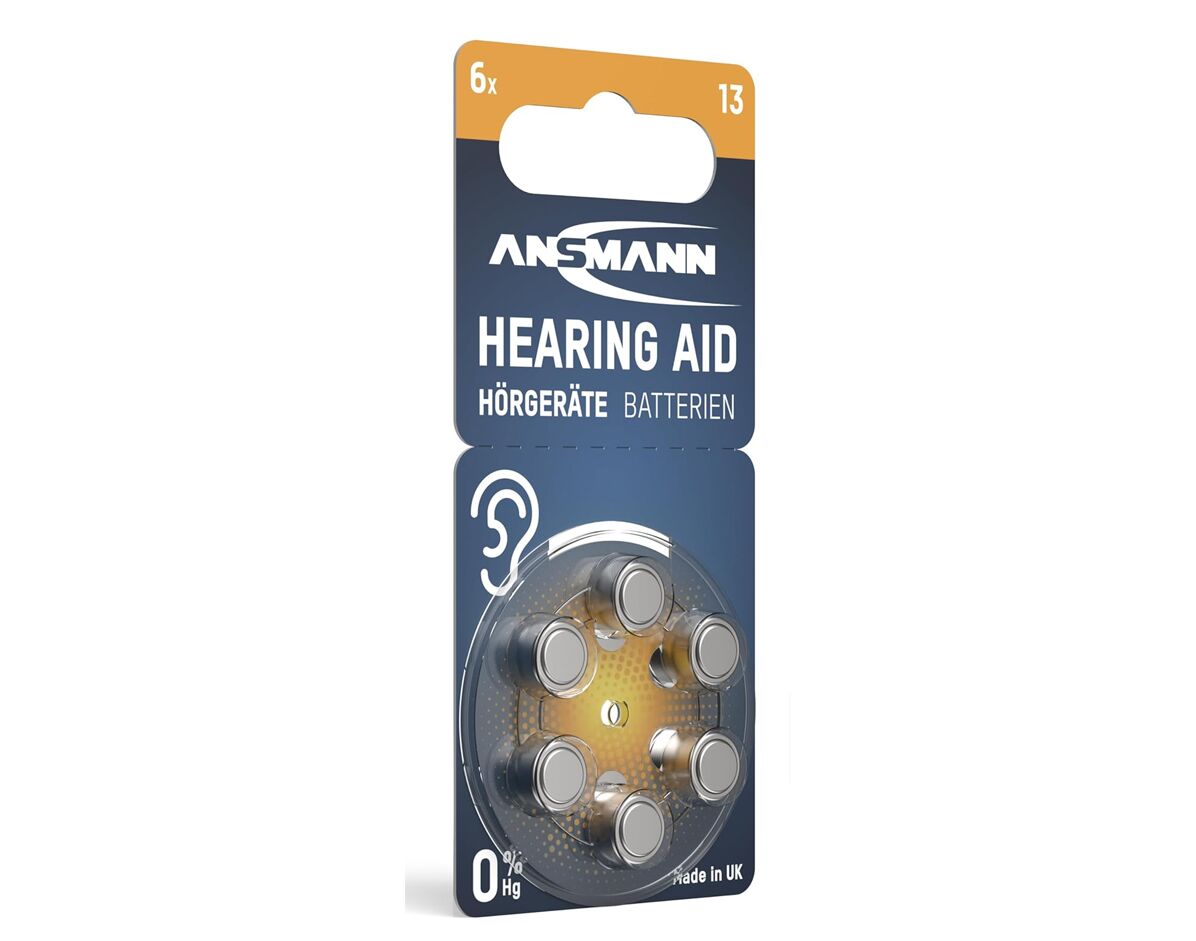 ANSMANN Baterija - slusni aparat PR-13 blister 6kom