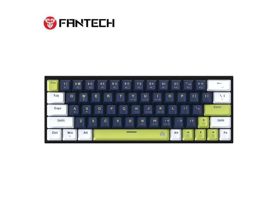 Tastatura Mehanicka Gaming Fantech MK874V2 RGB Atom 63 Mori plava (taro switch)