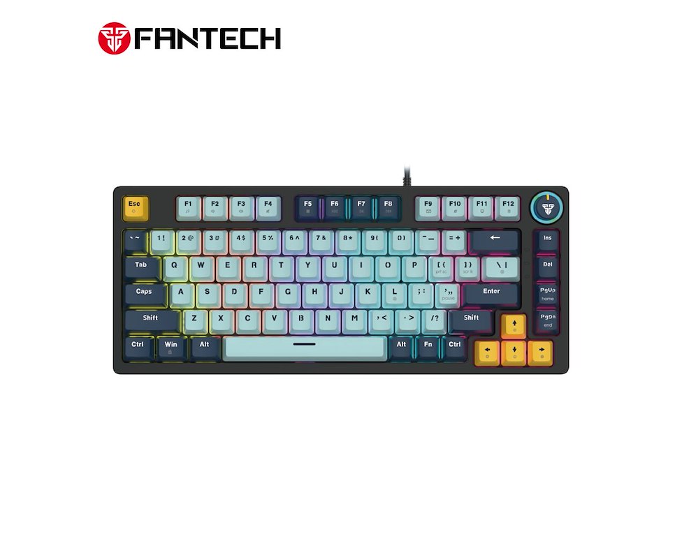 Tastatura Mehanicka Gaming Fantech MK875 RGB Atom 81 SkyBlue (taro switch)