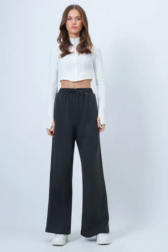 Trend Alacati Stili Ženske pantalone Alc-X14566, Sive