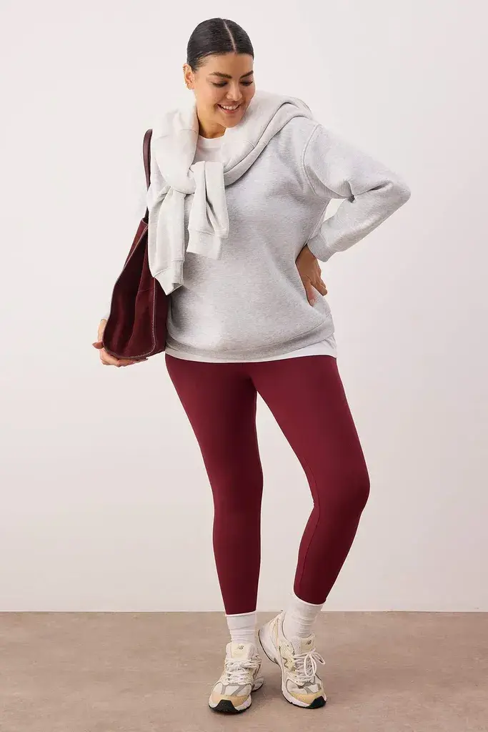 Trendyol Curve Ženske pantalone Tbbaw26Bv00007, Bordo