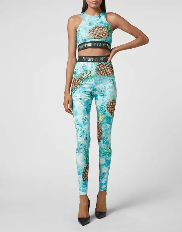 Philipp Plein Ženske helanke SABCWJT1518PJO002N-21, Plave