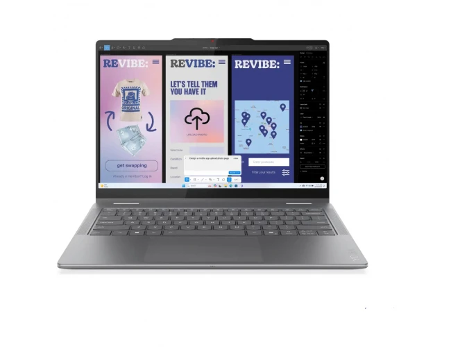 Lenovo Yoga 7 14ILL10 (83JQ00EBYA) 2u1 laptop Intel Core Ultra 7 256V 14" 2.8K touch 16GB 512GB SSD Intel Arc 140V sivi