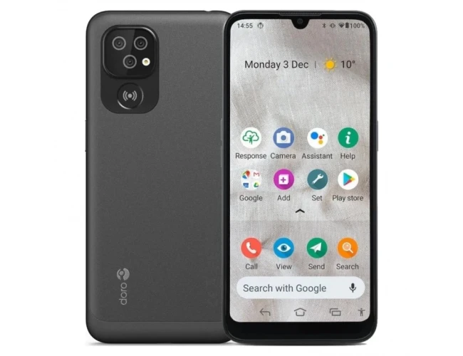 Doro 8100 4G 2GB/32GB crna mobilni 6.1" MediaTek Helio P35 2GB 32GB 13MP Dual Sim