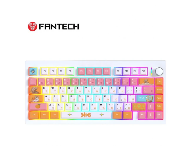 Fantech MK921 Maxfit 8 One Piece - Nami (white switch) bežična mehanička tastatura bela