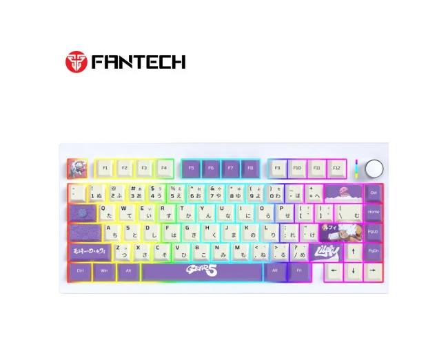Fantech MK921 Maxfit 8 One Piece - Gear5 (white switch) bežična mehanička gejmerska tastatura bela