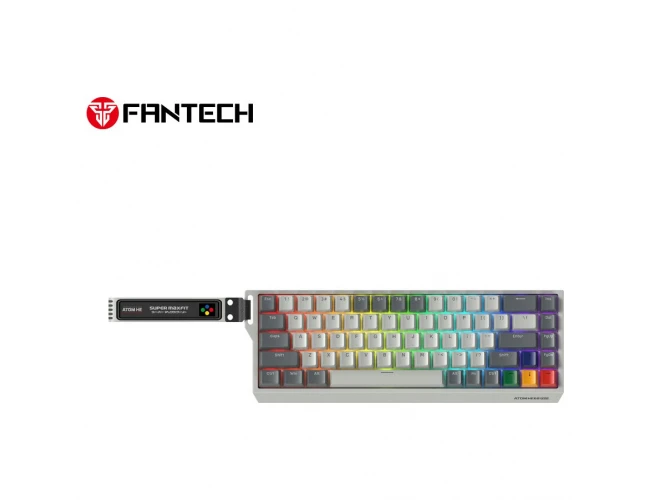 Fantech MK922 Atom HE68 Pro Super Maxfit (emerald switch) gejmerska tastatura siva