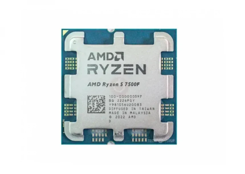 Procesor AMD Ryzen 5 7500F/6C/12T/5.2GHz/38MB/65W/AM5/TRAY