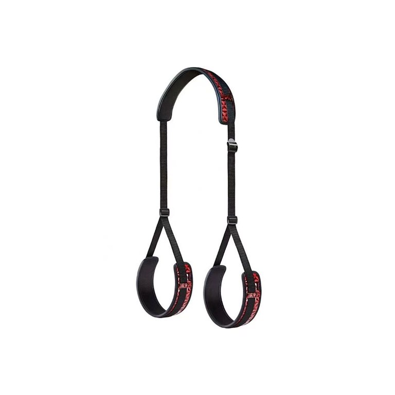 Bondage set: kaiš za vezivanje (vrat–ruke) + povez za oči + analne kuglice
