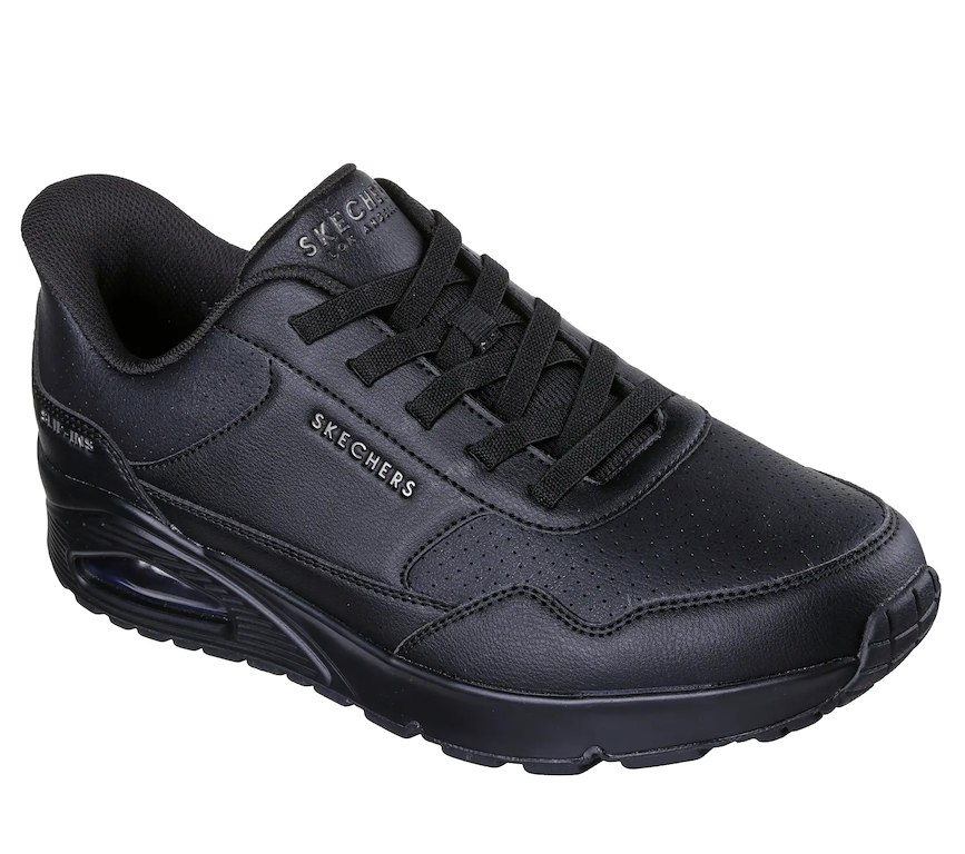 Skechers Muške patike Uno-Banksia Luxe, 183023-BBK, Crne