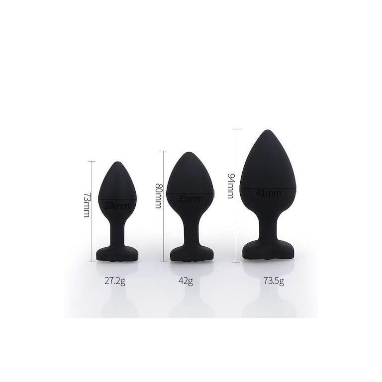 Analni butt plug VELIČINA L 1kom