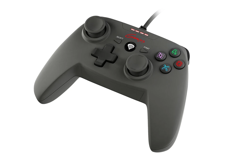 Genesis P58 Vibration D-Input/X-Input Gejmped d for PC/PS3 Gumirani -Crni (NJG-0773)