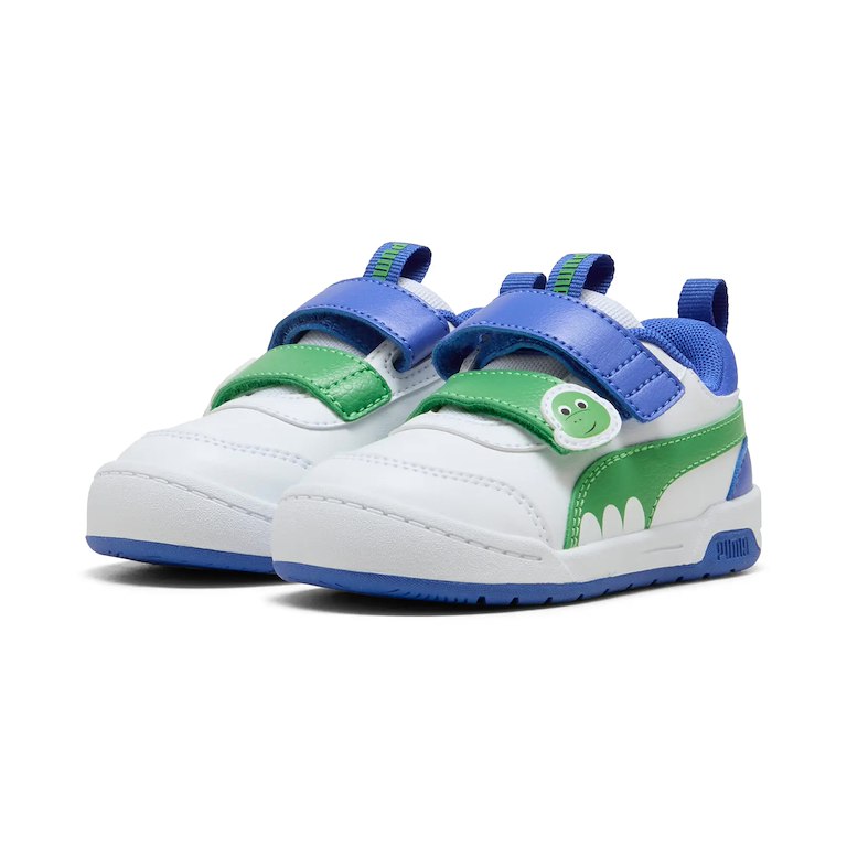 Puma Patike za dečake Multiflex 2 Dino, Belo-plavo-zelene