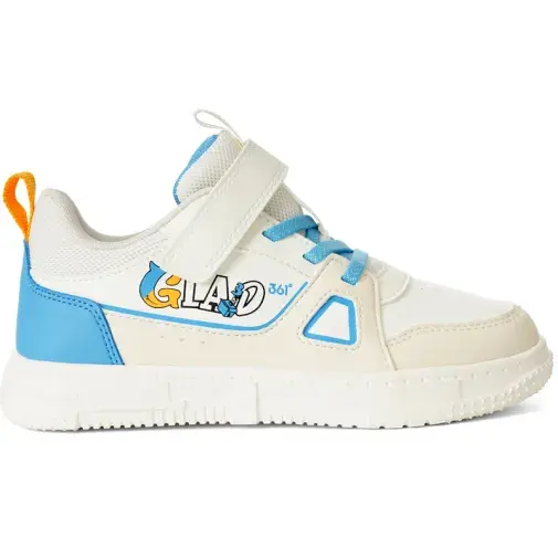 361 Degrees patike za dečake Kid's Skateboard, Bele