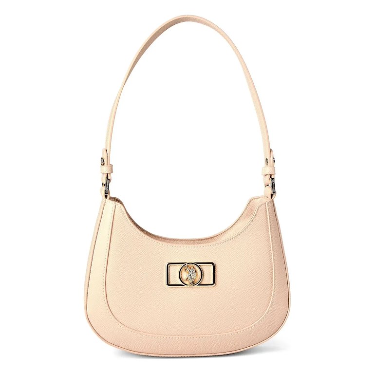 U.S. Polo Assn. Ženska torbica Jones Chic Hobo, Svetloroze
