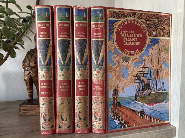Žil Vern ROMANI 1-4 / bibliofilsko izdanje