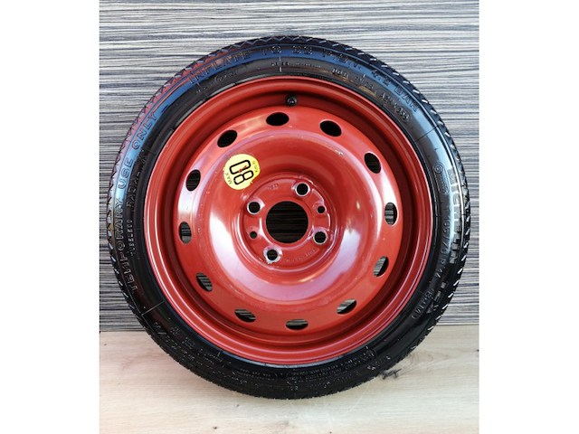 FIAT rezervni točak 14 felna 4x98 guma MICHELIN ćopavac