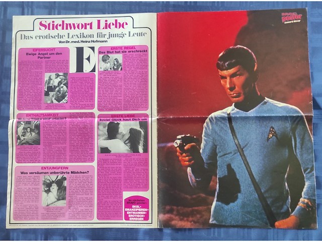 Bravo poster: Leonard Nimoy - Mr. Spok