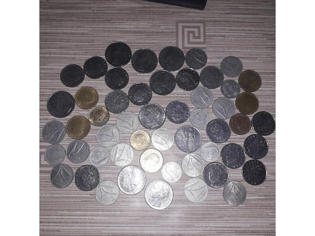 Italijanski novčići 53kom