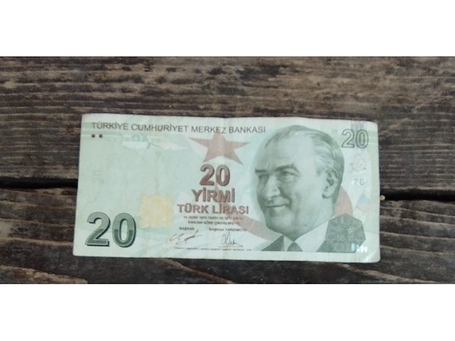 TURSKA 20 LIRA