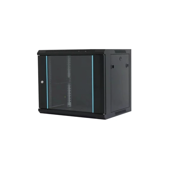 MAXPRO LINE Rack orman nazidni, 12U, 600x600, staklena vrata