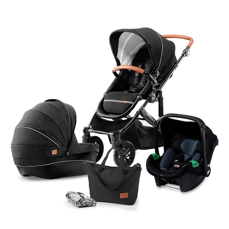 KINDERKRAFT KOLICA ZA BEBE 3U1 PRIME MINK PRO BLACK KSPRIM00BLK300IID: EK000871703