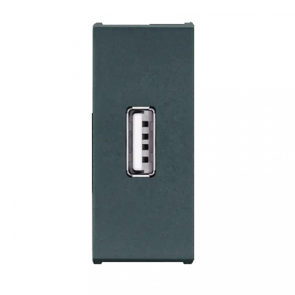 Aling USB punjač 6629.A, Antracit