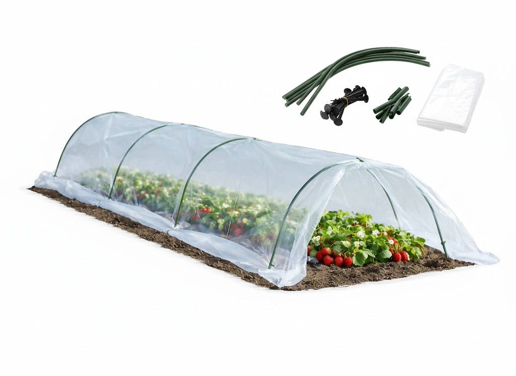 CHOMIK Sklopivi mini plastenik za baštu, folija 1,5 × 4 m. EVA5917ID: EK000871720